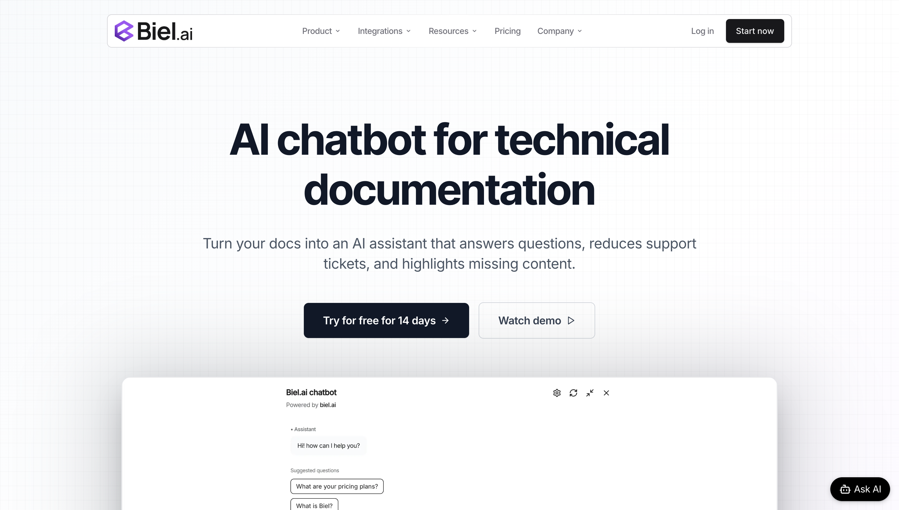 Your chatbot can now book calls and open tickets - Biel.ai
